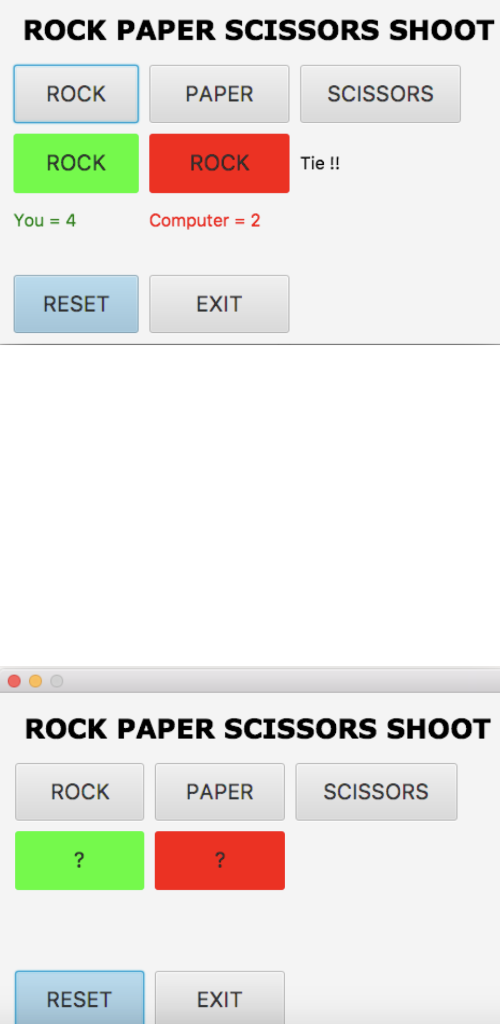 Solved Assignment 2.1 – Rock Paper Scissors Shoot! This | Chegg.com