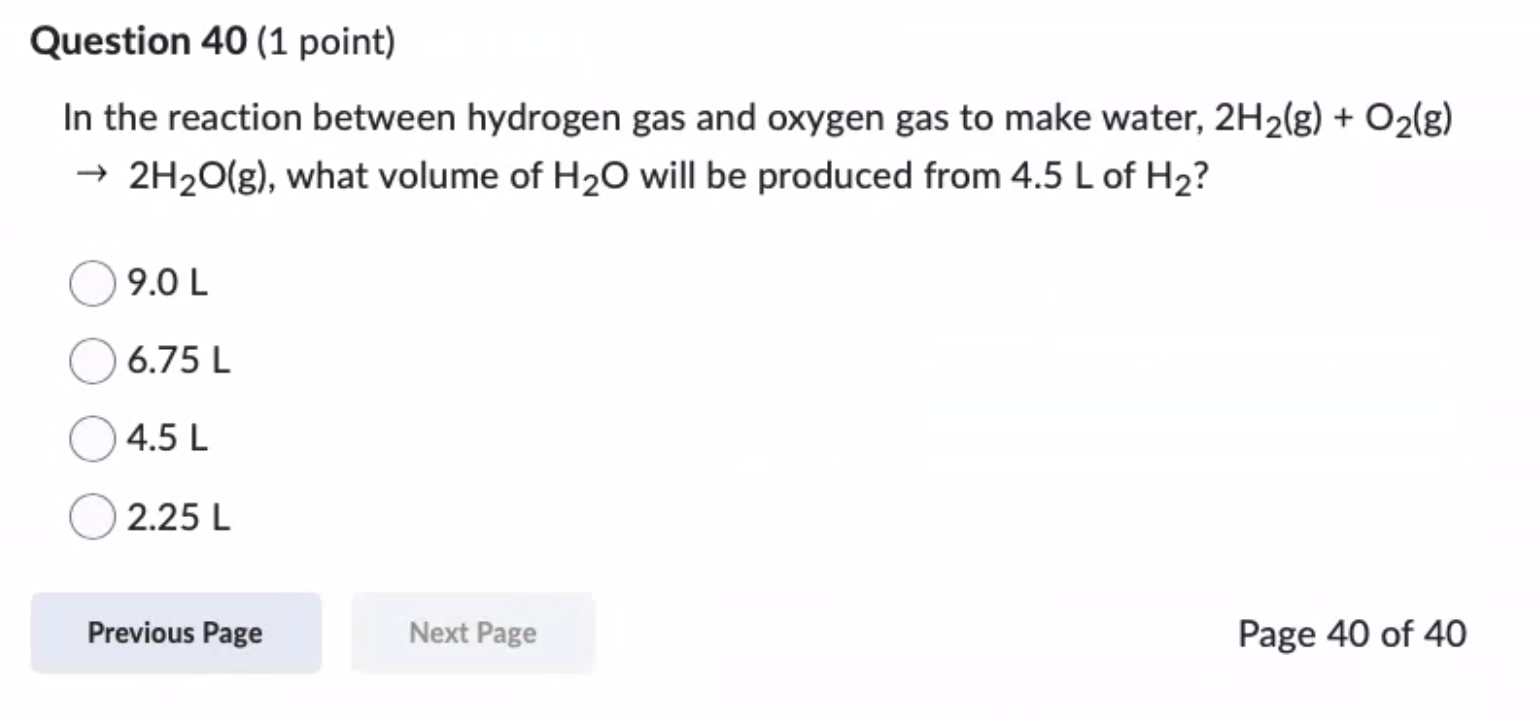 Solved In the reaction between hydrogen gas and oxygen gas | Chegg.com