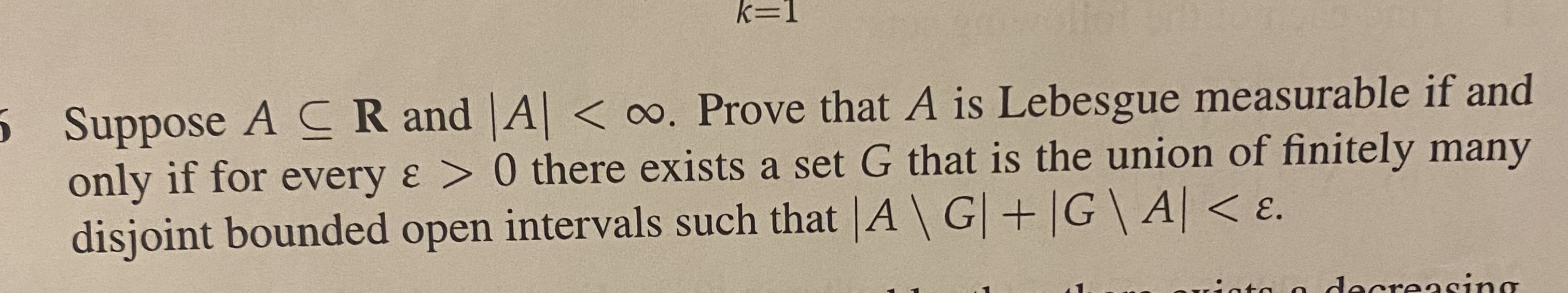 Solved Suppose A⊆R and ∣A∣