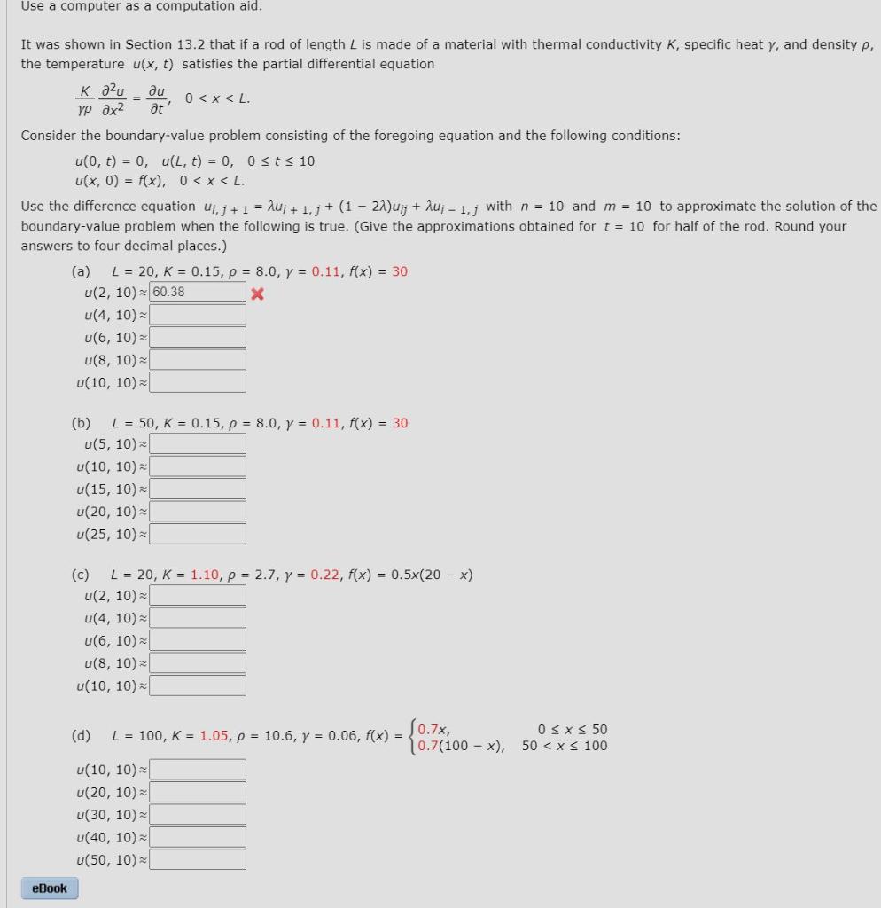 Use a computer as a computation aid. It was shown in | Chegg.com