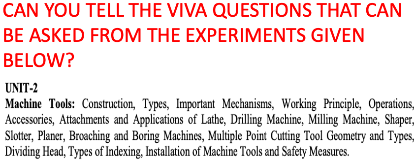 Solved CAN YOU TELL THE VIVA QUESTIONS THAT CAN BE ASKED | Chegg.com