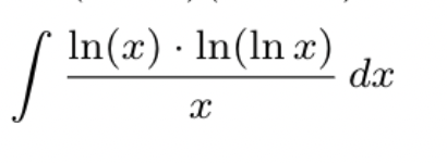 Solved ∫﻿﻿ln(x)*ln(lnx)xdx | Chegg.com