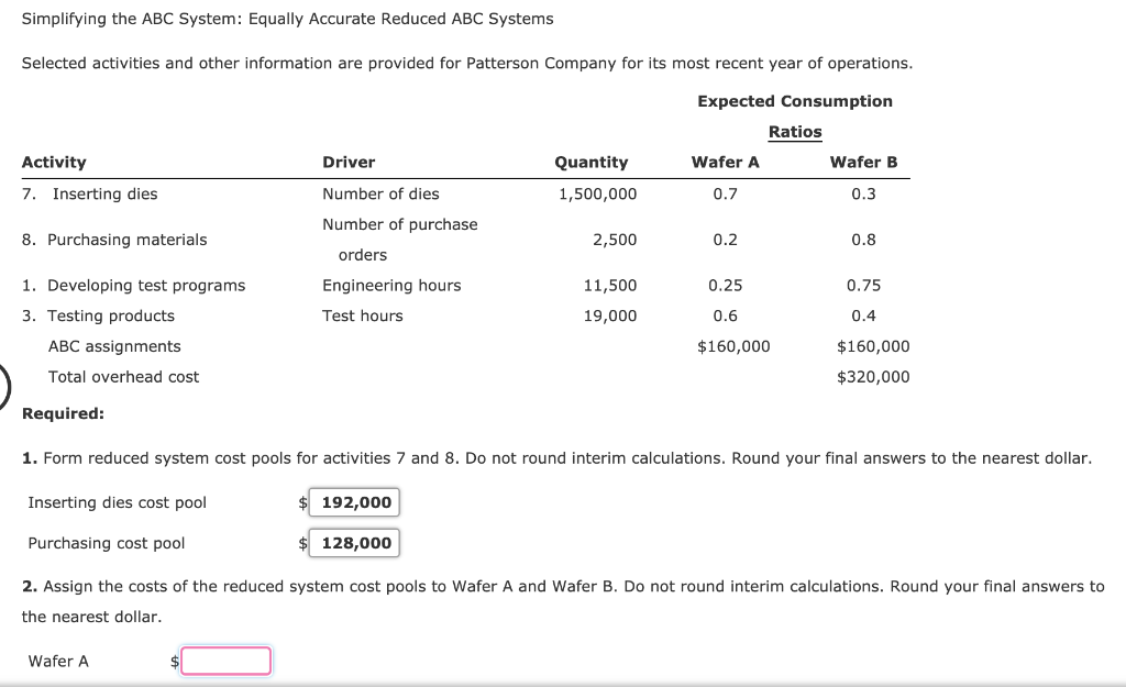 Solved Simplifying the ABC System: Equally Accurate Reduced | Chegg.com