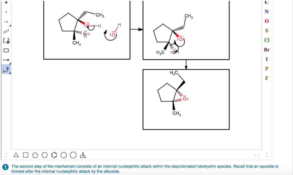 Solved Part A Base-promoted cyclization of halohydrins is | Chegg.com