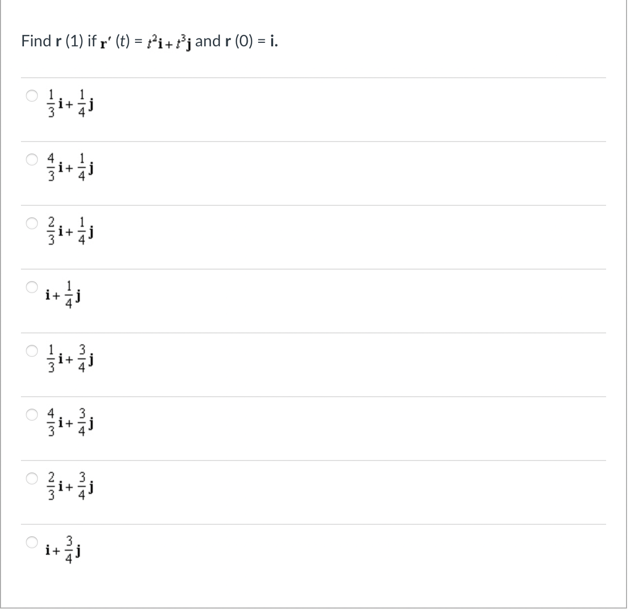 Solved \\( \\mathrm{d} \\mathbf{r}(1) \\) if \\( | Chegg.com