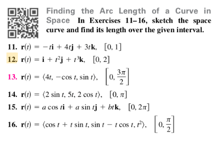 Solved Finding the Arc Length of a Curve in Space In | Chegg.com