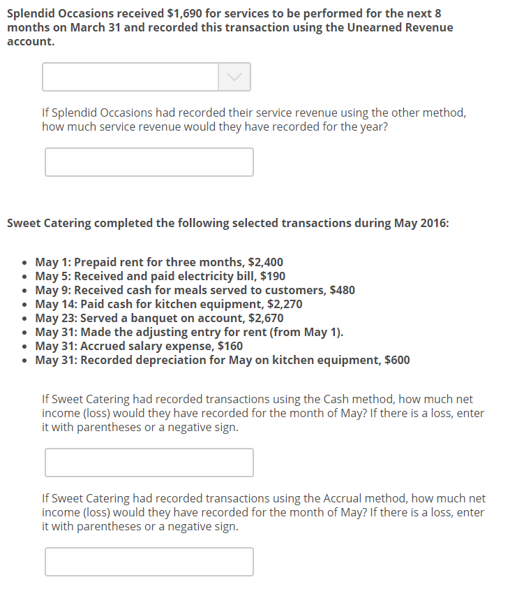 Solved Read each scenario, decide whether the company is | Chegg.com