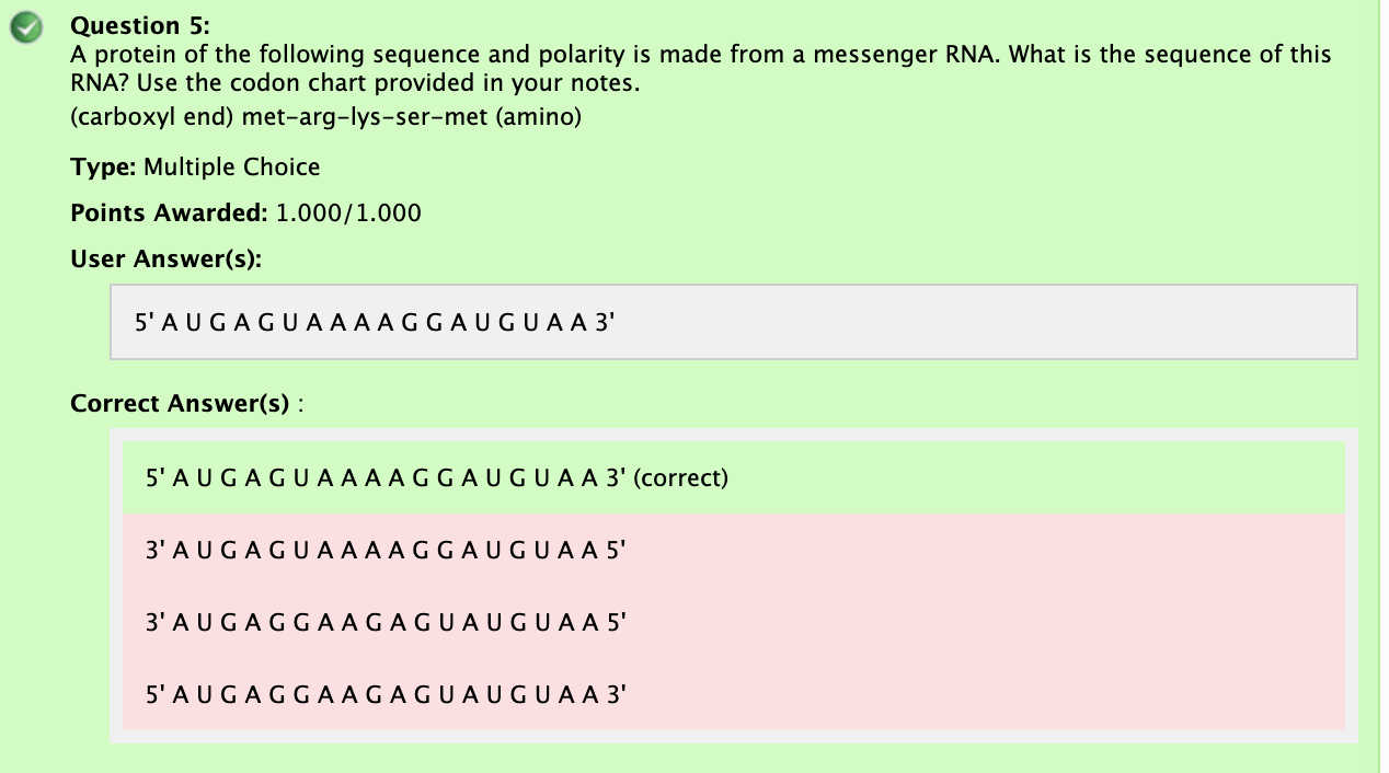 Solved For the correct answer, aren't arg and ser with the | Chegg.com