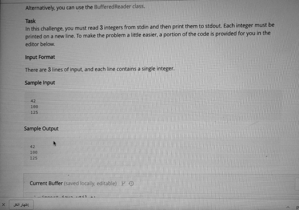 Solved Most HackerRank Challenges Require You To Read Input Chegg