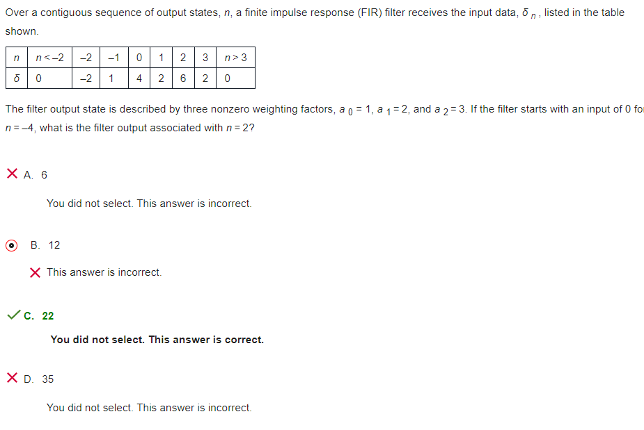 Solved Over a contiguous sequence of output states, n, a | Chegg.com