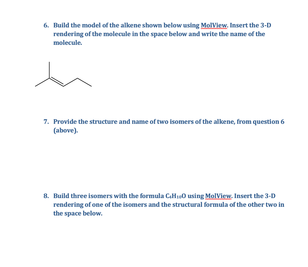 Solved 4. Build the model of the cycloalkane shown below | Chegg.com