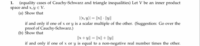 Solved advanced linear algebra proofs are needed, | Chegg.com