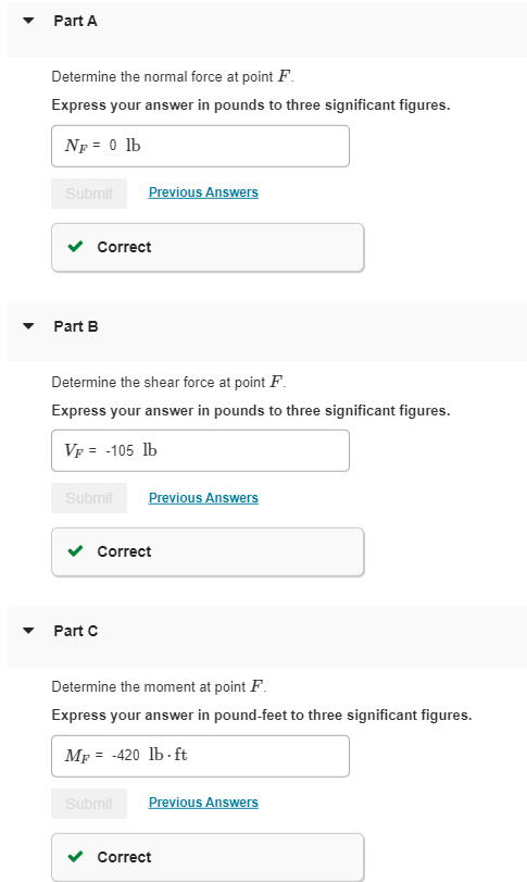 Solved Suppose that the distributed load w= 35 lb/ft in | Chegg.com