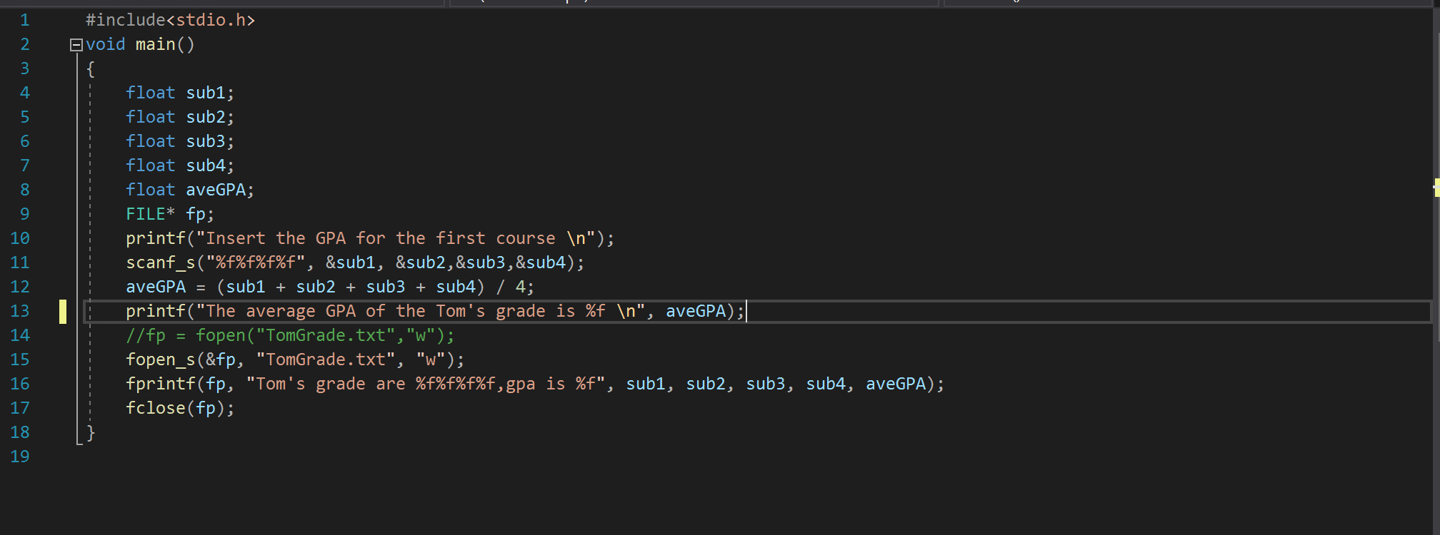 Solved 3. Modify your program in Exercise#1 so that the | Chegg.com