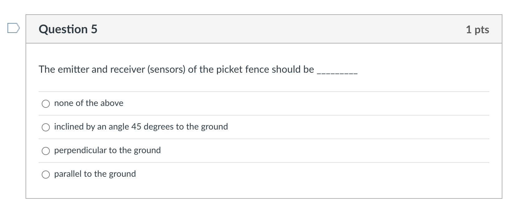 Solved The emitter and receiver (sensors) of the picket | Chegg.com