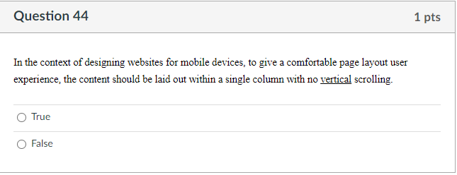 Solved Question 37 1 pts The perspective function should be | Chegg.com