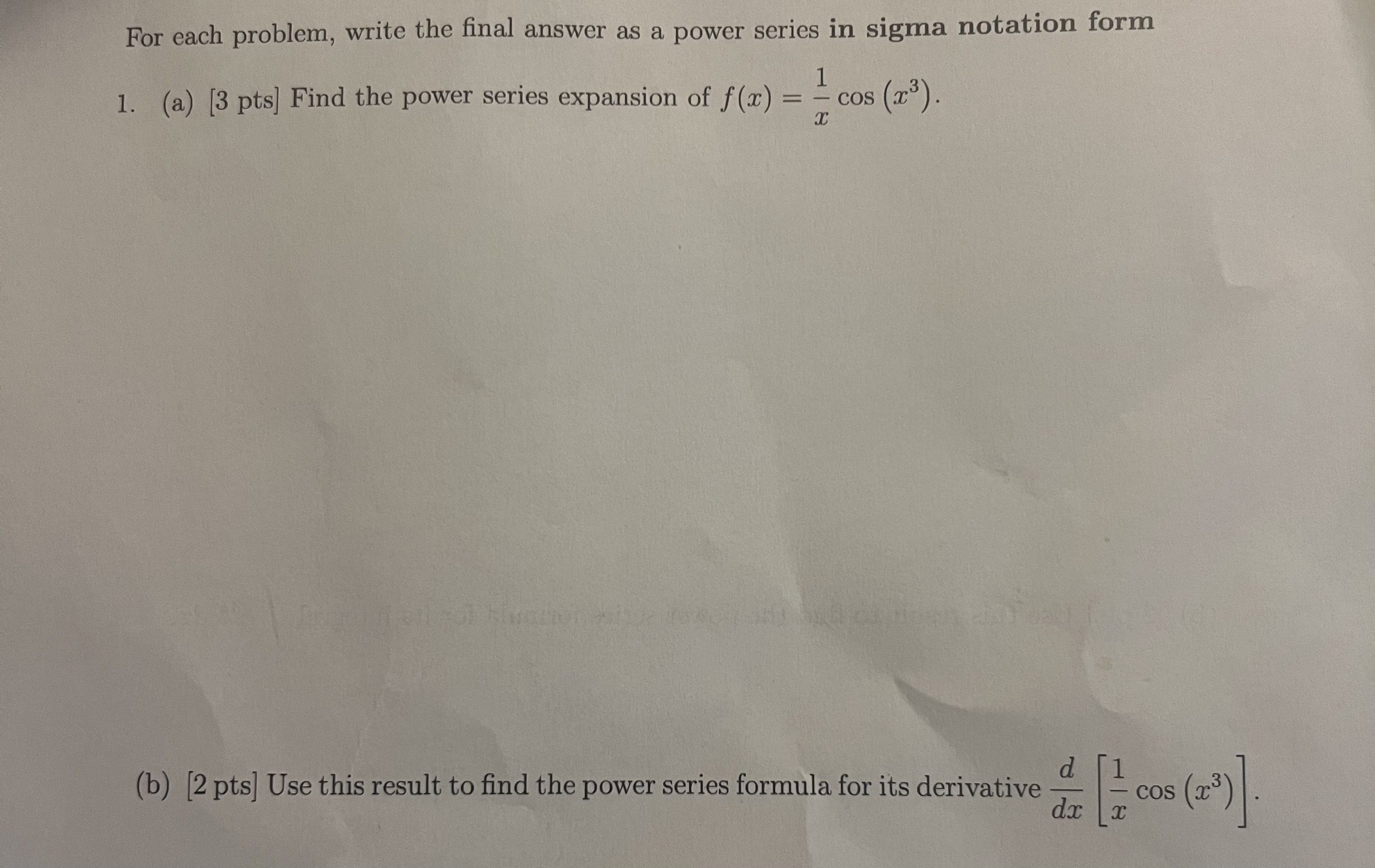 Solved For each problem, write the final answer as a power | Chegg.com