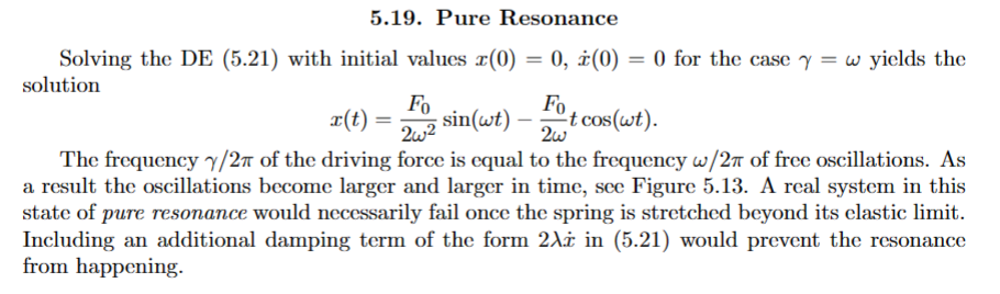 Solved Using the formula from here: (a)-- (x¨)+x=sint, | Chegg.com