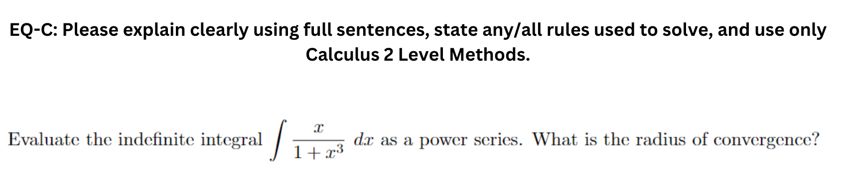 EQ-C: Please explain clearly using full sentences, | Chegg.com