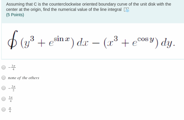Solved Assuming that C is the counterclockwise oriented | Chegg.com