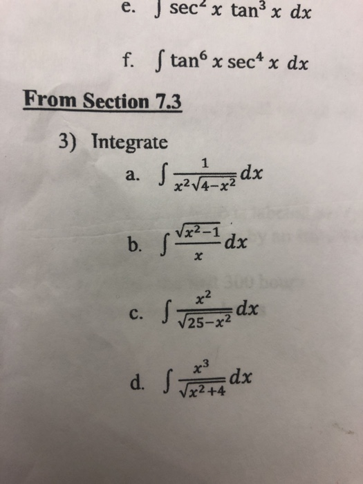 Solved sec 11 x 2 sec9 x sec7x , tan4 χ 4 tan7x tan x 7 9 4x | Chegg.com