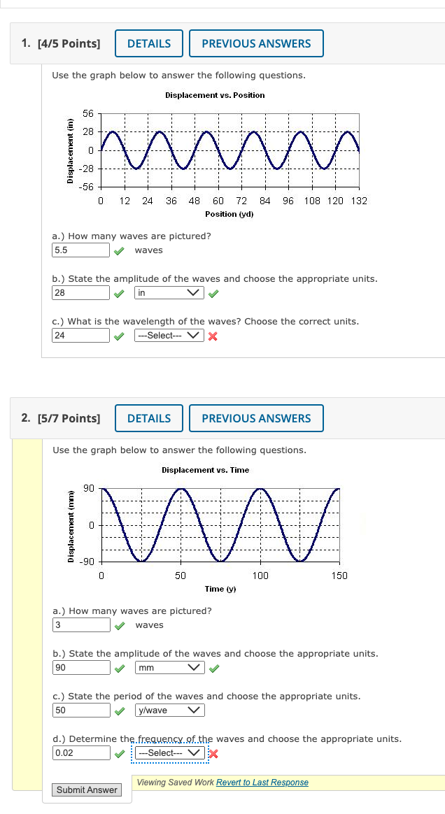 Solved Use the graph below to answer the following | Chegg.com
