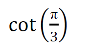 Solved cot(3π) | Chegg.com
