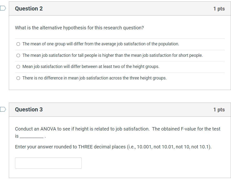 Solved SPSS Assignment: ANOVA The following output shows the | Chegg.com