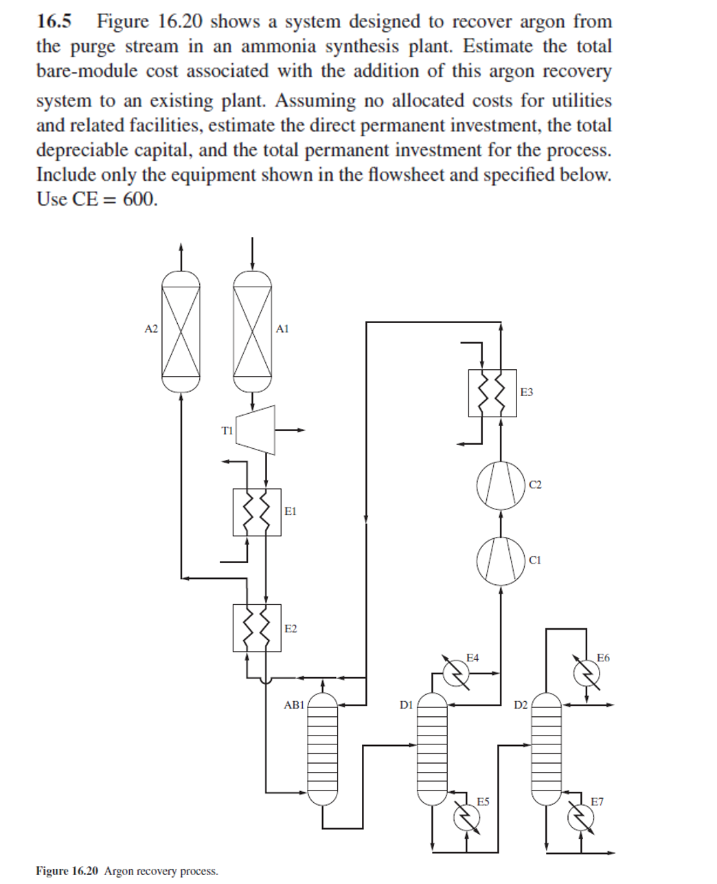 Solved 16.5 Figure 16.20 shows a system designed to recover | Chegg.com