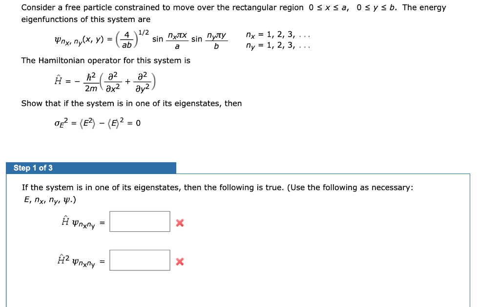 Solved Consider a free particle constrained to move over the | Chegg.com