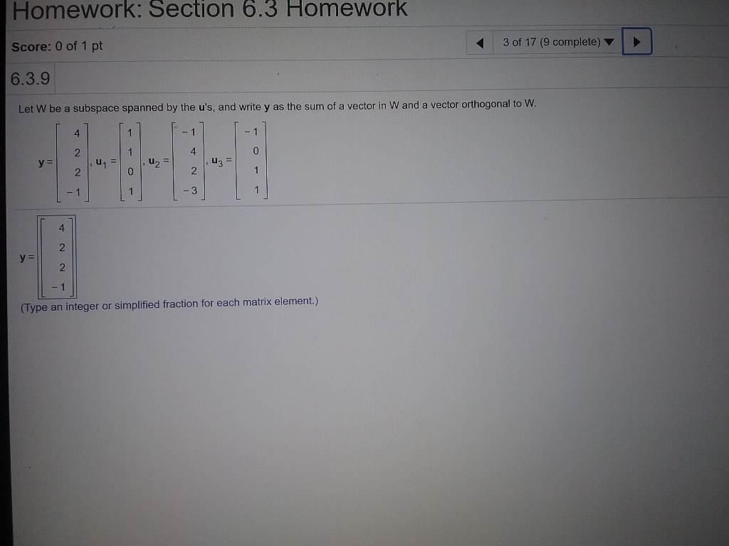 Solved Homework Section 6 3 Homework Score 0 Of 1 Pt 3 Of
