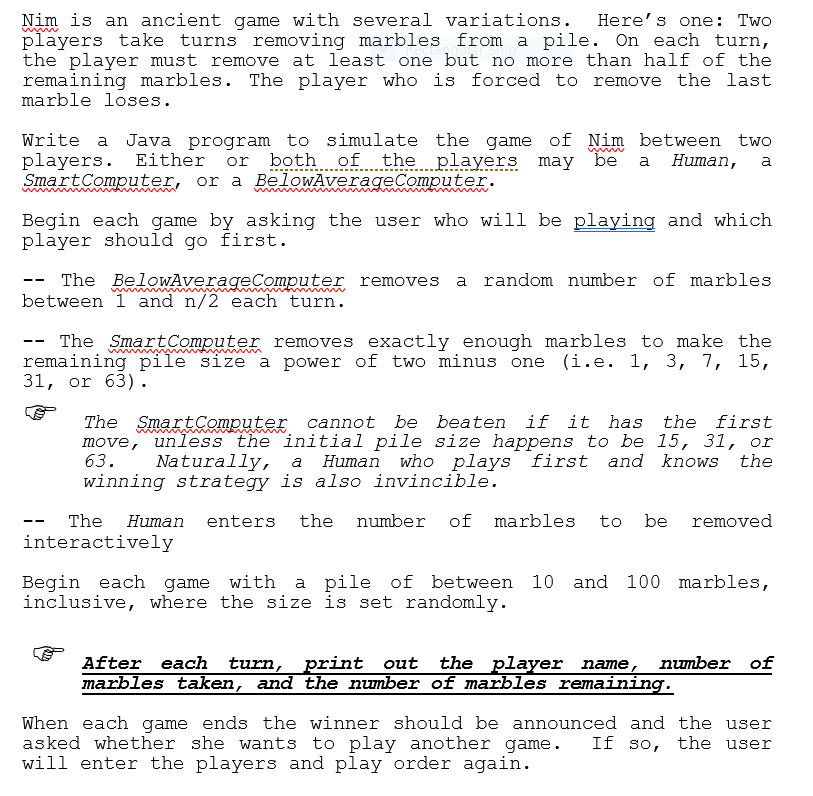 Solved Nim is an ancient game with severalvariations. Here' | Chegg.com