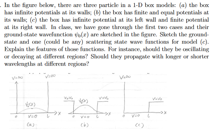 Solved . In the figure below, there are three particle in a | Chegg.com