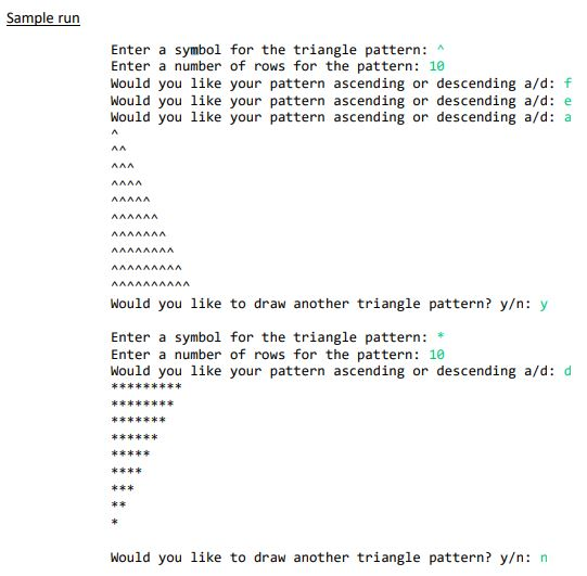 Solved Nestedloop Triangle Patterns Java Description 6829