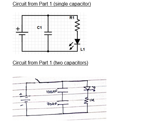 Solved (a) How did the behavior of the LED differ when you | Chegg.com