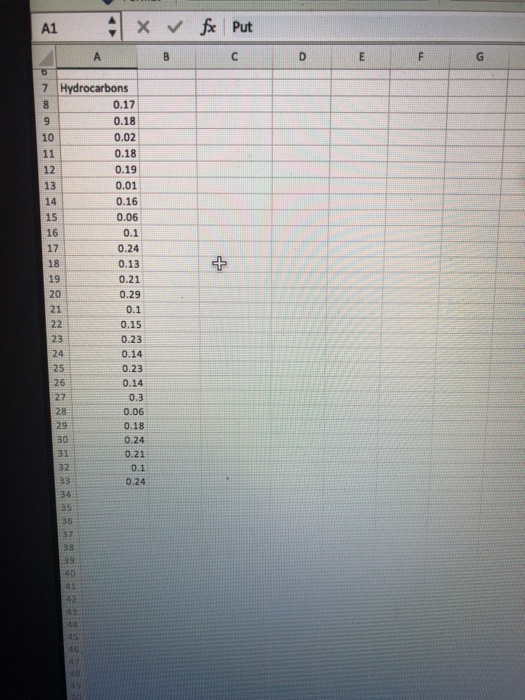 Solved Cel File Edit View Insert Format Tools Data Window 
