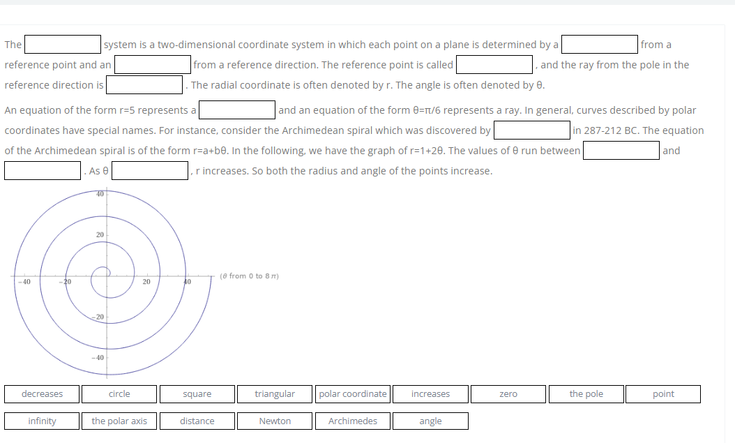 Solved The system is a two-dimensional coordinate system in | Chegg.com
