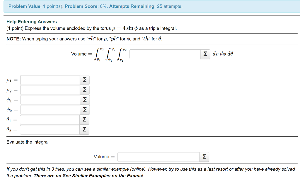 Solved Problem Value: 1 point(s). Problem Score: 0%. | Chegg.com