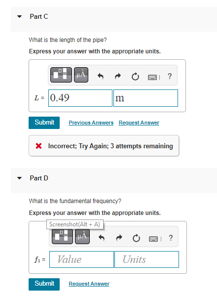 Solved The pattern of displacement nodes N and antinodes A | Chegg.com