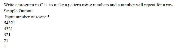 Solved Please write a program in C++ using iostream header | Chegg.com