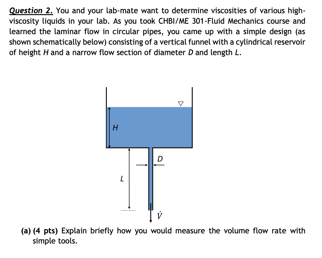 Solved Question 2. You and your lab-mate want to determine | Chegg.com