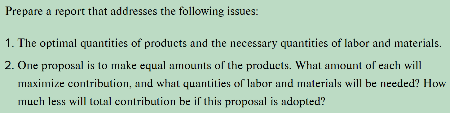 Solved \begin{tabular}{cccc} Product & \begin{tabular}{c} | Chegg.com