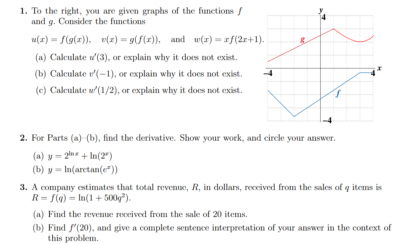 Solved To ﻿the right, you are given graphs of ﻿the functions | Chegg.com