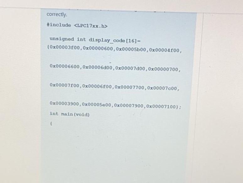 Solved Part-3: Consider you are interfacing a Common anode | Chegg.com