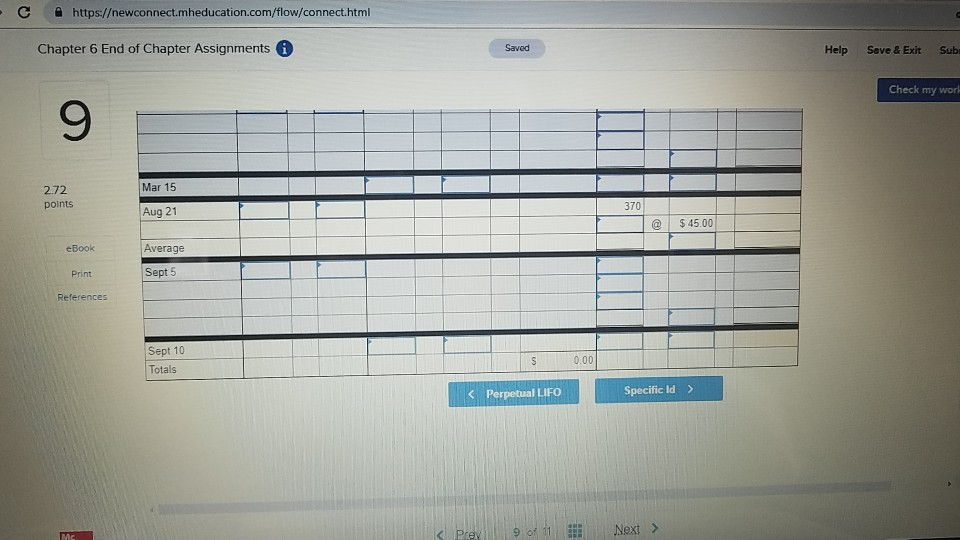 Solved neip Save&Ex 4 Chech Warnerwoods Company uses a | Chegg.com