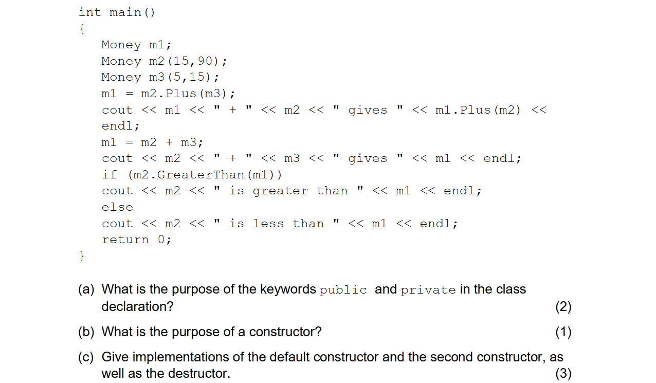 Solved USING C++ PROGRAMMING LANGUAGE ( SHOW THE CODE | Chegg.com