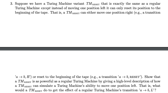 Solved In this assignment we'll be asking for three | Chegg.com