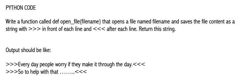 Solved PYTHON CODE Write a function called def | Chegg.com