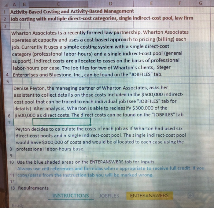 Solved 1. Calculate the revised indirect-cost allocation | Chegg.com