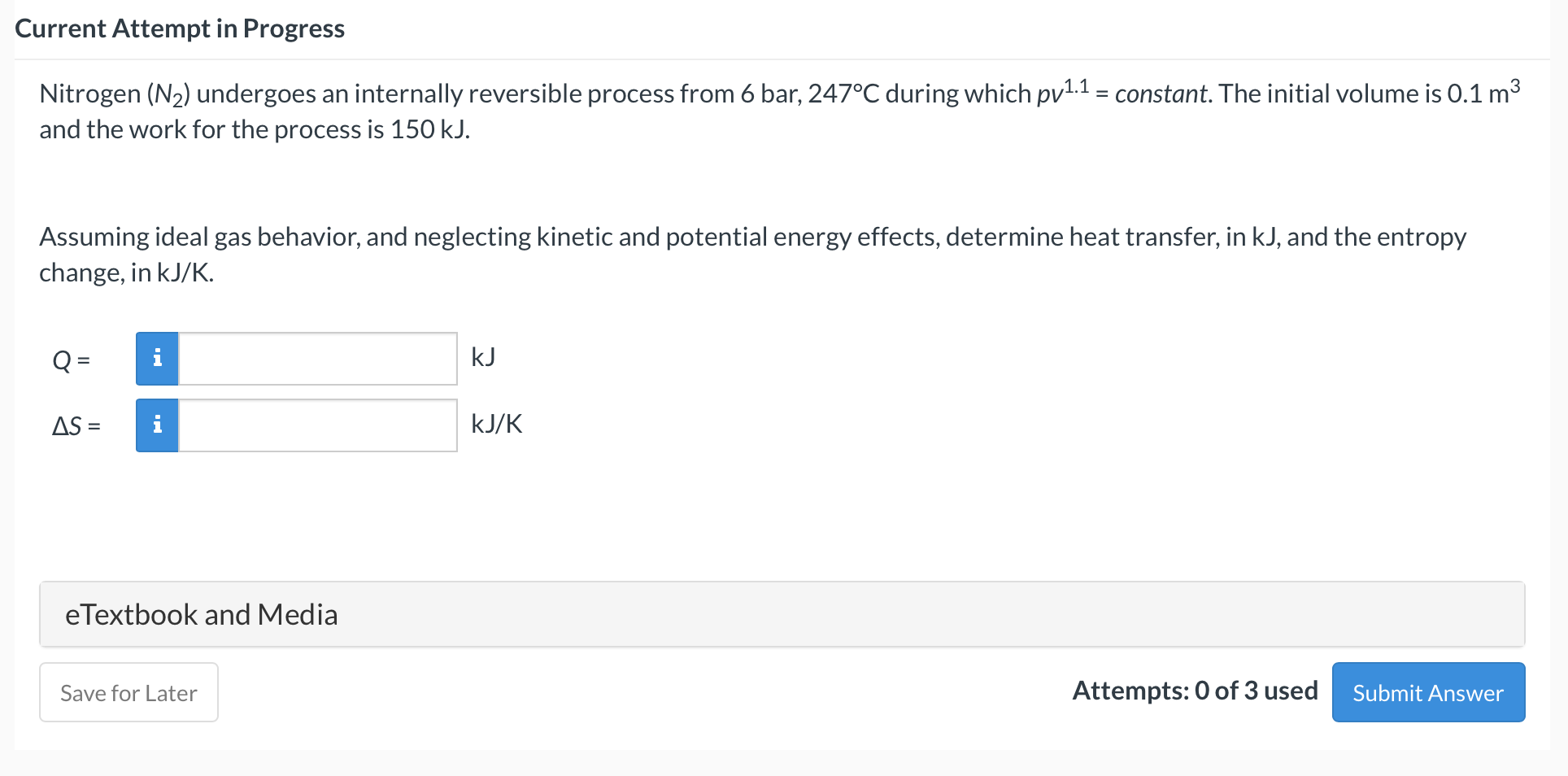 Solved Current Attempt in Progress Nitrogen (N2) undergoes | Chegg.com